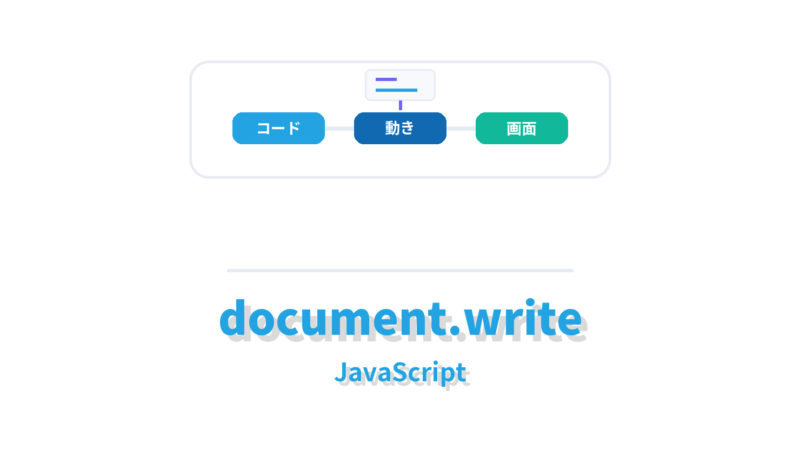 【JavaScript】1分で理解できる！document.write－文字列の表示方法【初心者向け】 | ビズドットオンライン